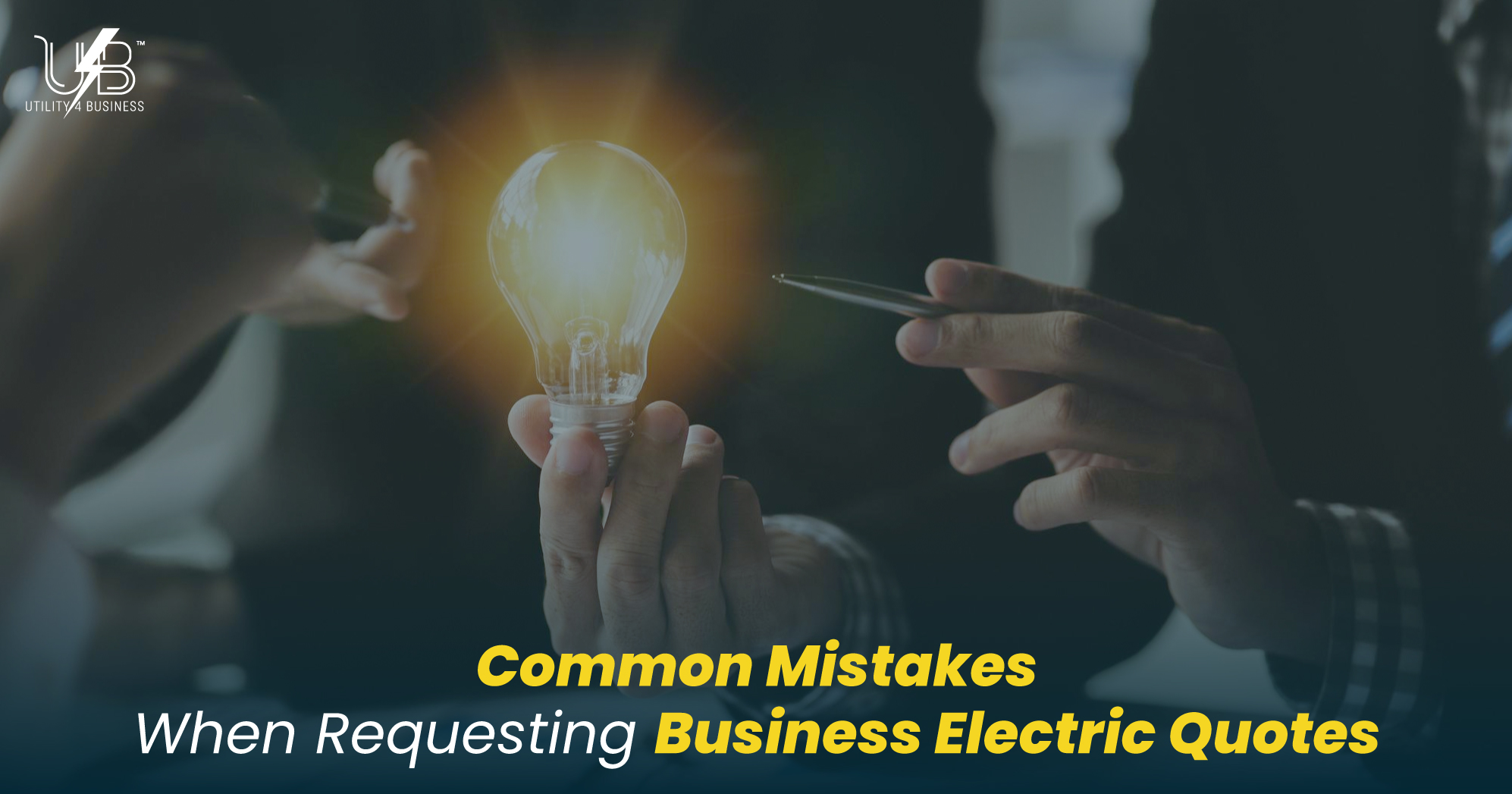 Compare Business Electricity Quotes Right | U4B