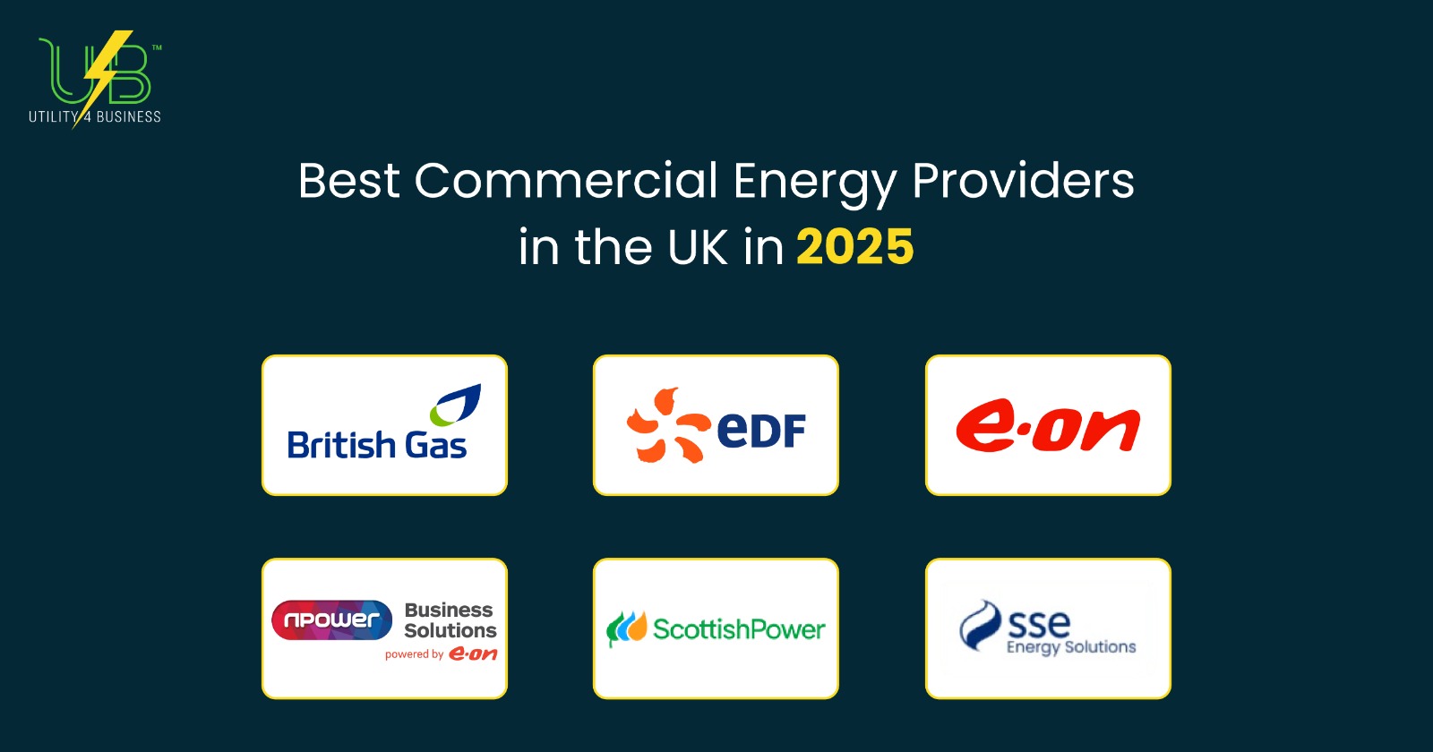 Commercial Energy Suppliers | Business gas and electricity